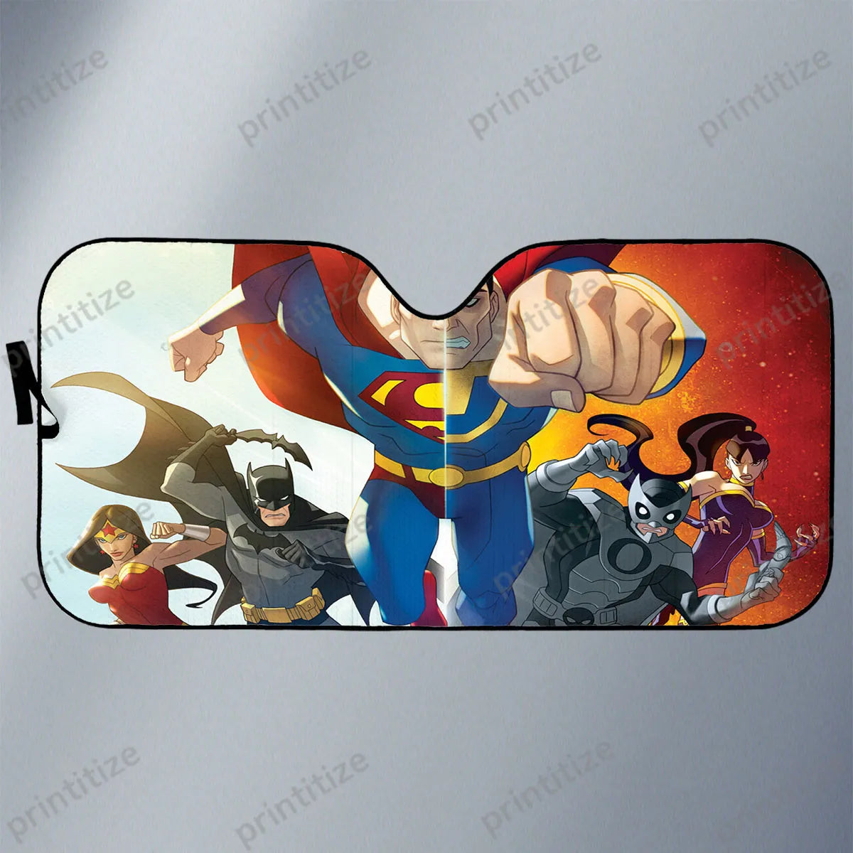 DC Car Sun Shade DC Superman Batman Characters Winshield Sun Shade Col ...