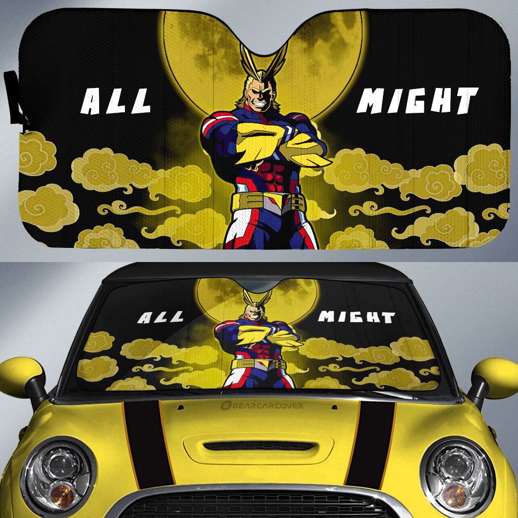 All Might Car Sunshade Custom My Hero Academia Anime Car Accessories ...