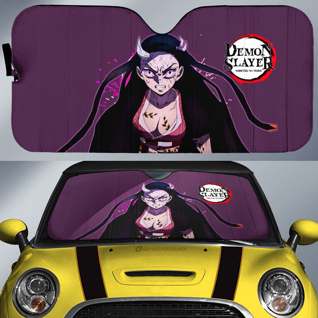 Anime Sexy Girl Nezuko Car Sunshade Custom Demon Slayer Anime – Gifury