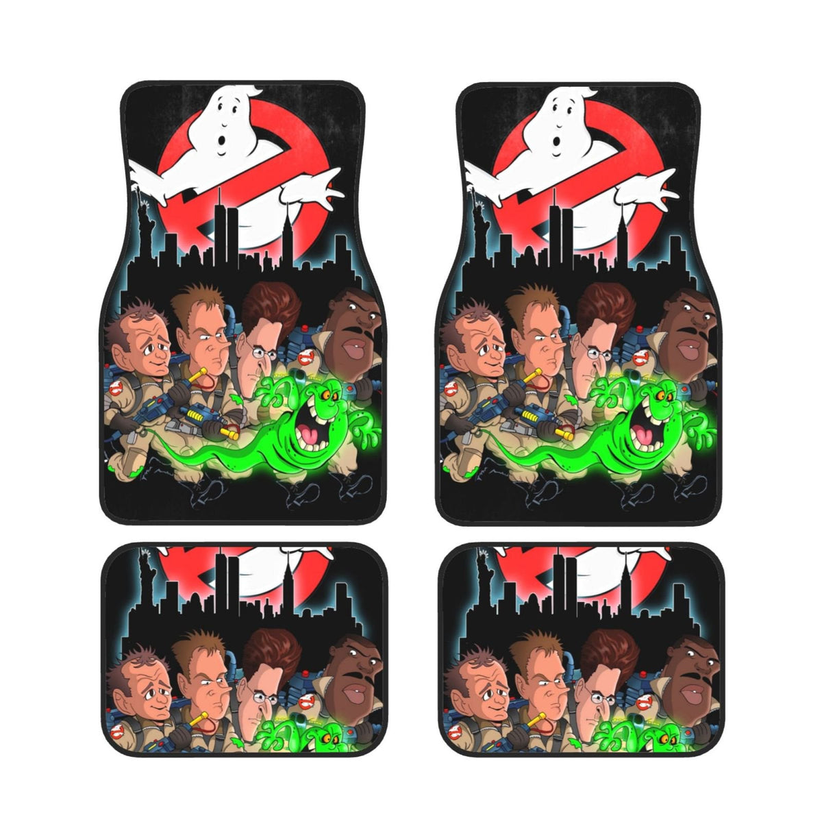 Ghostbusters Car Floor Mats Ghostbusters Symbol Characters Slimer Cart ...