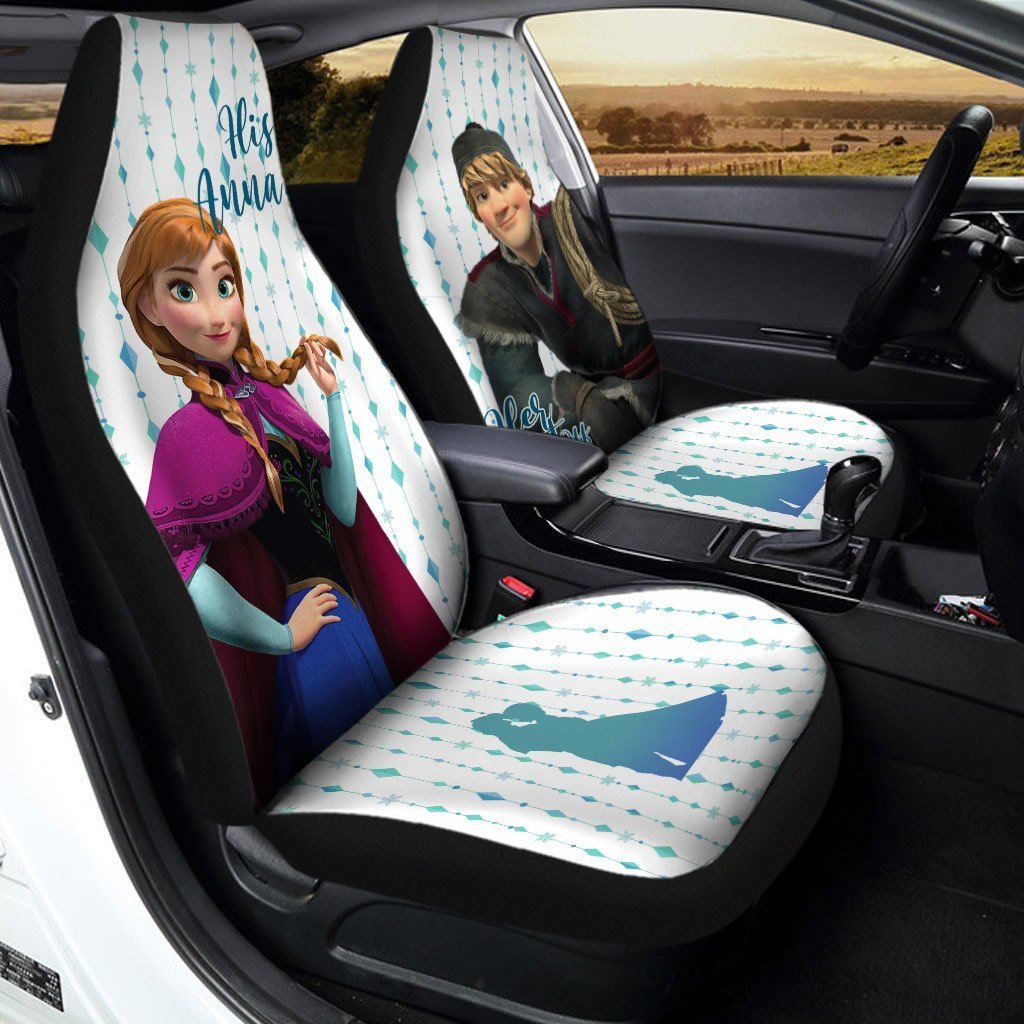 Frozen Car Seat Covers His Anna And Her Kristoff Seat Covers White – Gifury