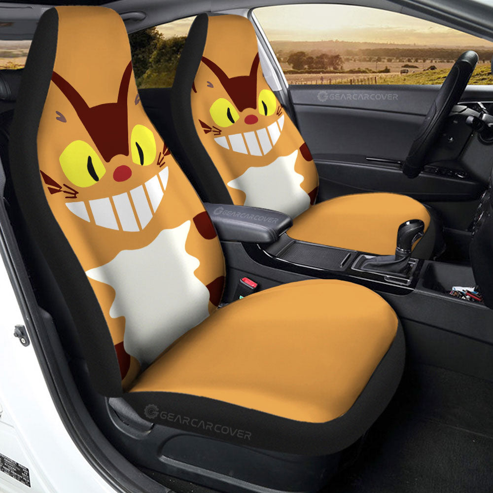 SGhibli Car Seat Covers Cat Bus Face And Body Cosplay Seat Covers Oran ...