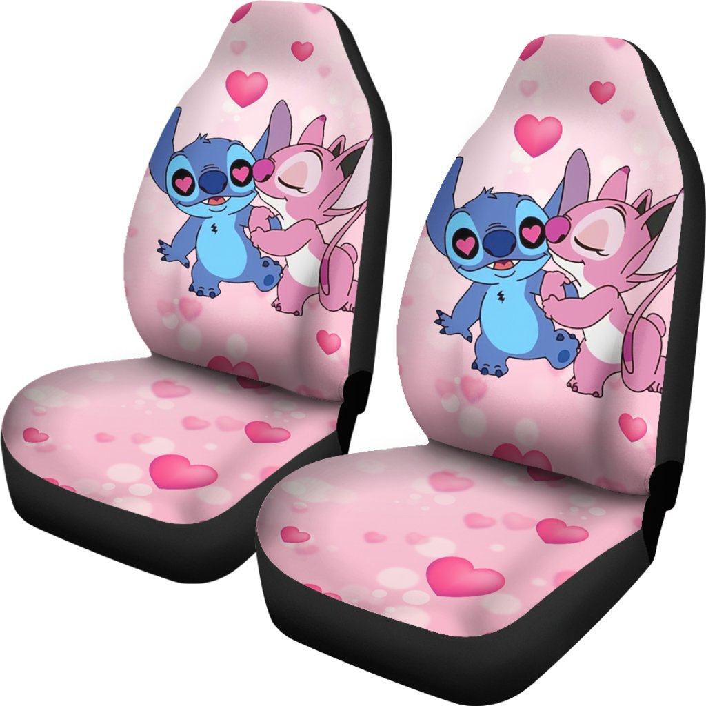 Stitch Car Seat Covers DN Angel Kissesv Stitch Seat Covers – Gifury