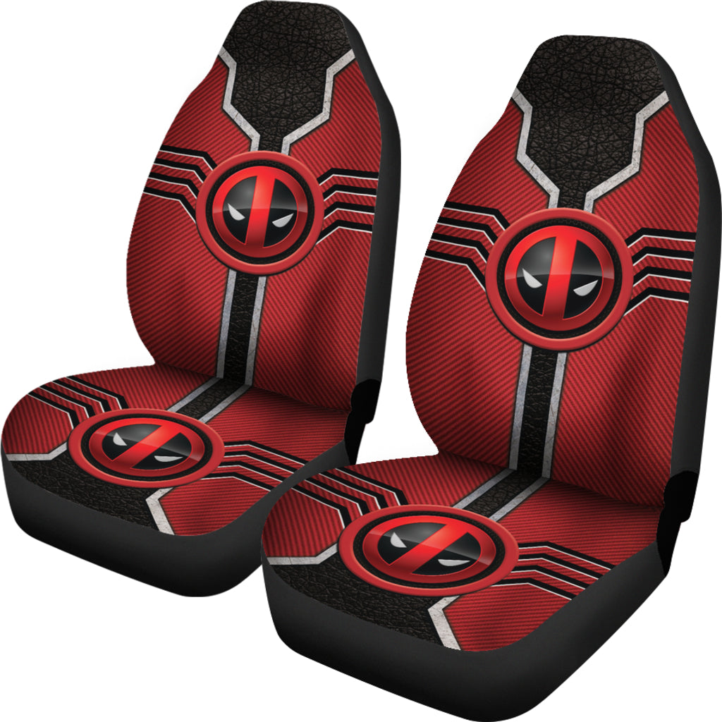 DP Car Seat Covers MV Anti-Hero Character DP Symbol Seat Covers Red Bl ...