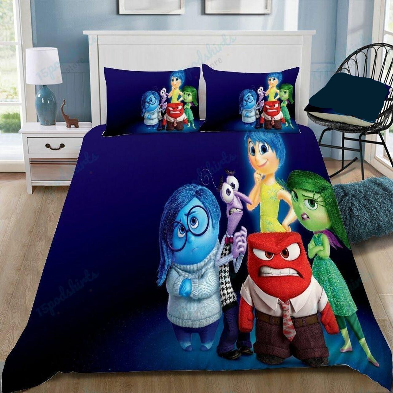 Inside Out Bedding Set DN Inside Out Emotions Graphic Duvet Covers Blu ...