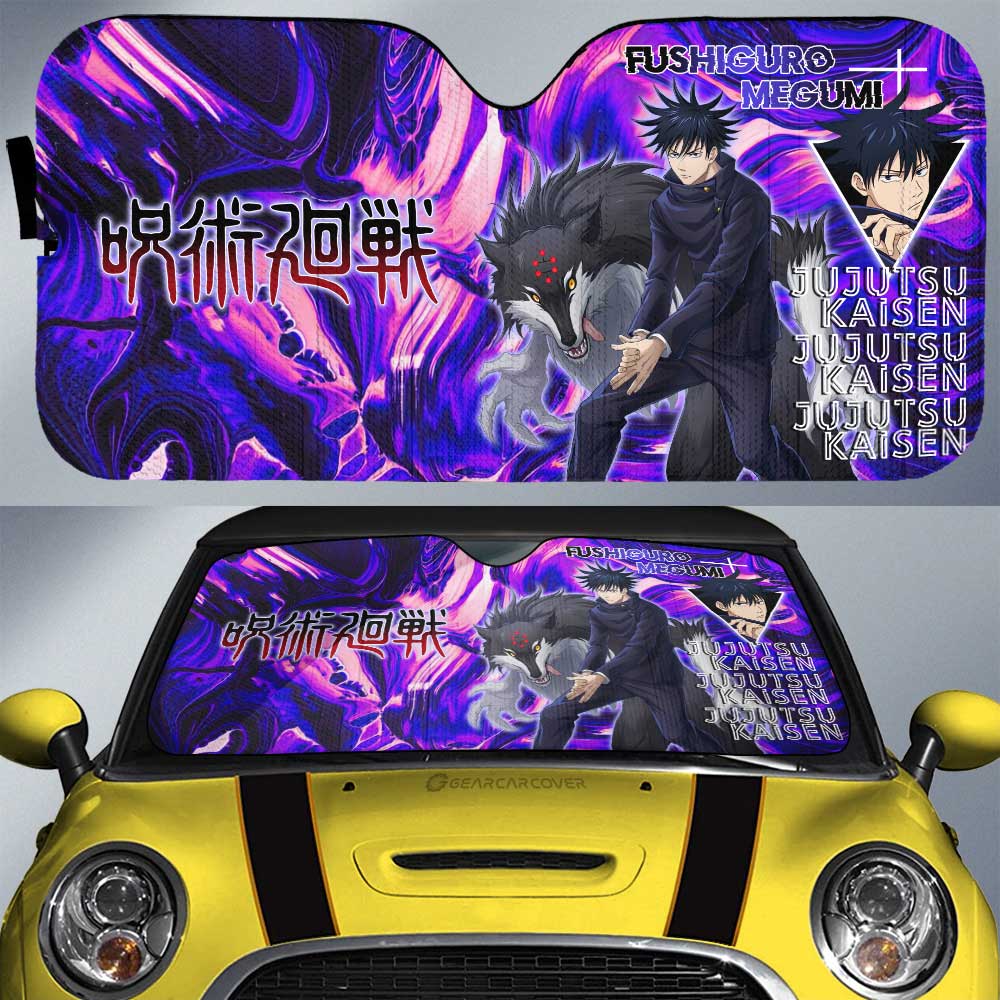 Jujutsu Kaisen Car Sun Shade Megumi Fushiguro Jujutsu Kaisen Character ...