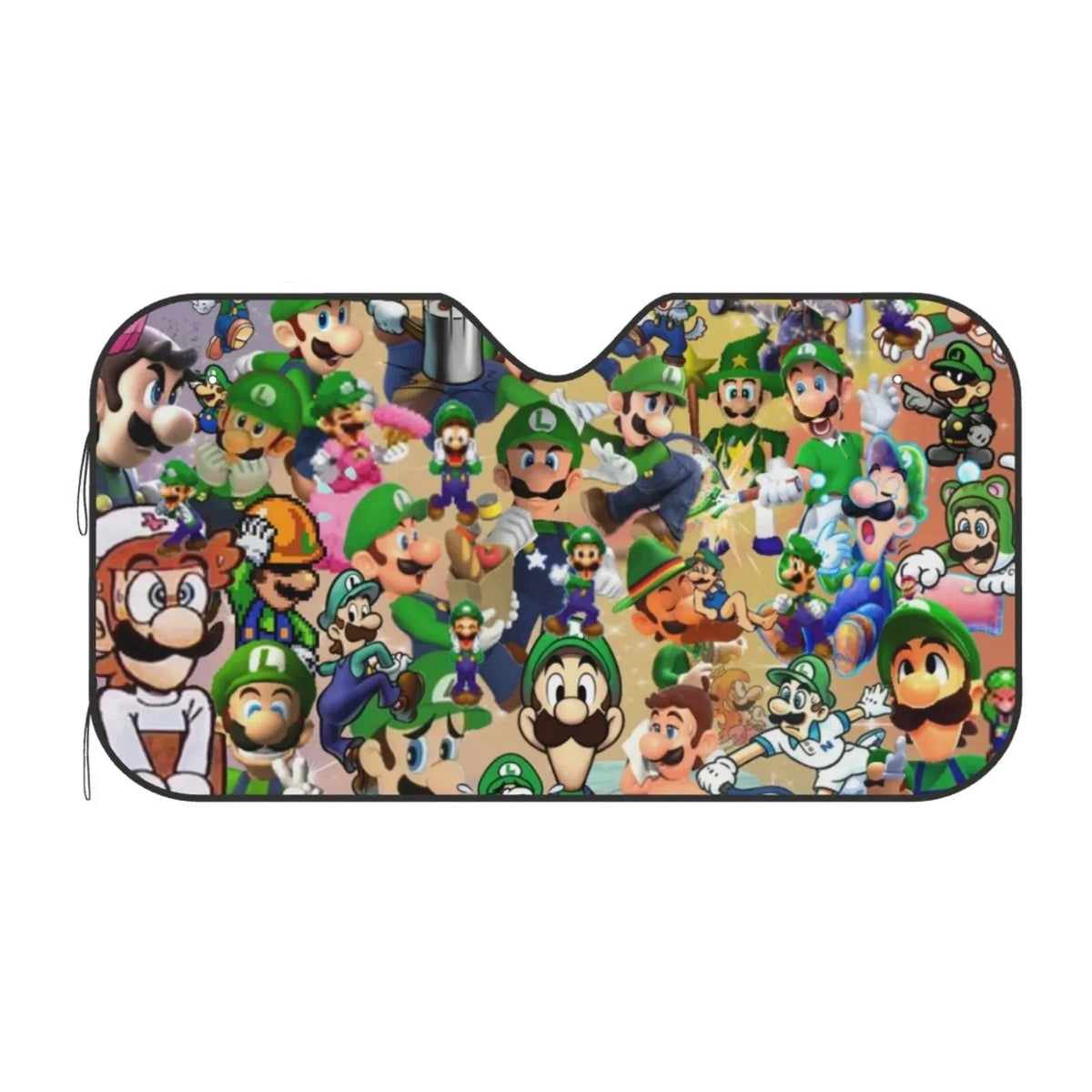 Mario Car Sun Shade Luigi's Mansion Game Character Pattern Winshield S ...