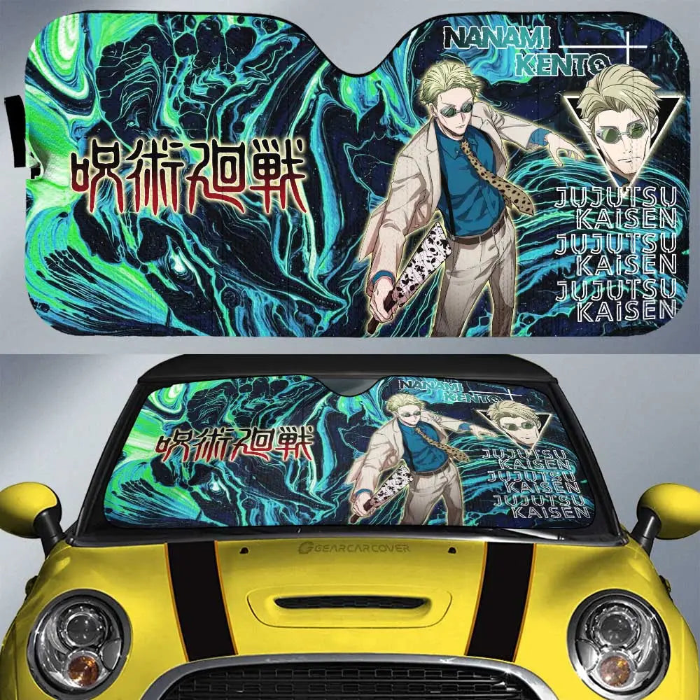 Jujutsu Kaisen Car Sun Shade Jujutsu Kaisen Sorcerer Nanami Kento Wins ...