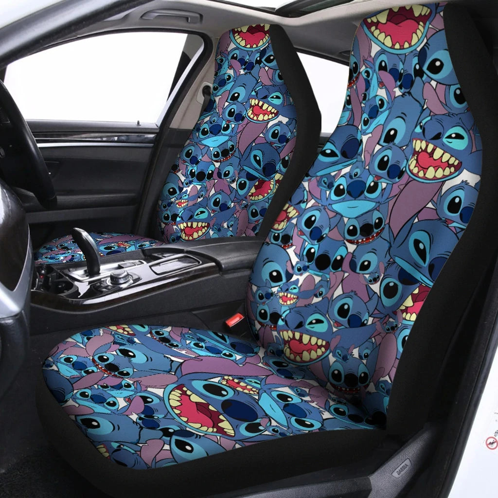 Stitch Car Seat Covers Stitch Graphic Pattern Seat Covers – Gifury