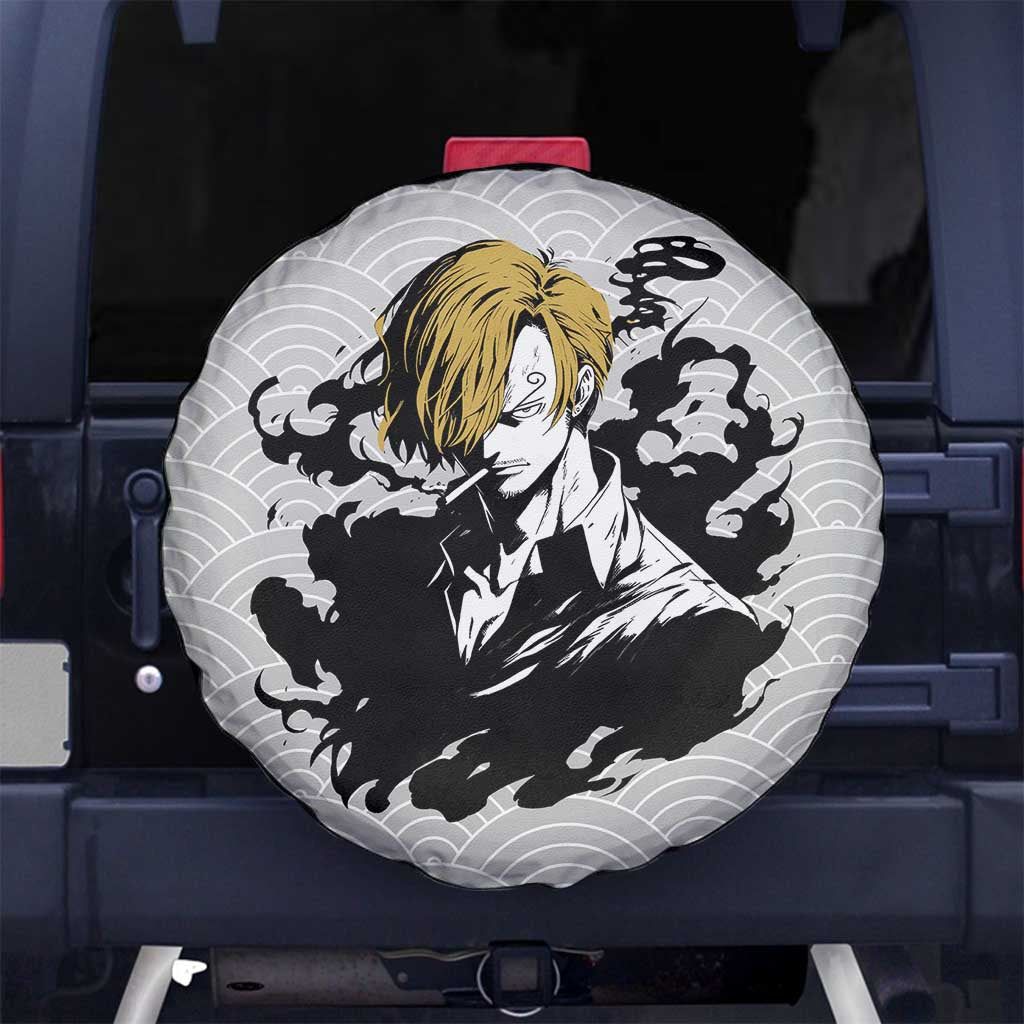 One Piece Spare Tire Cover One Piece Sanji Character Graphic Tire Cove ...