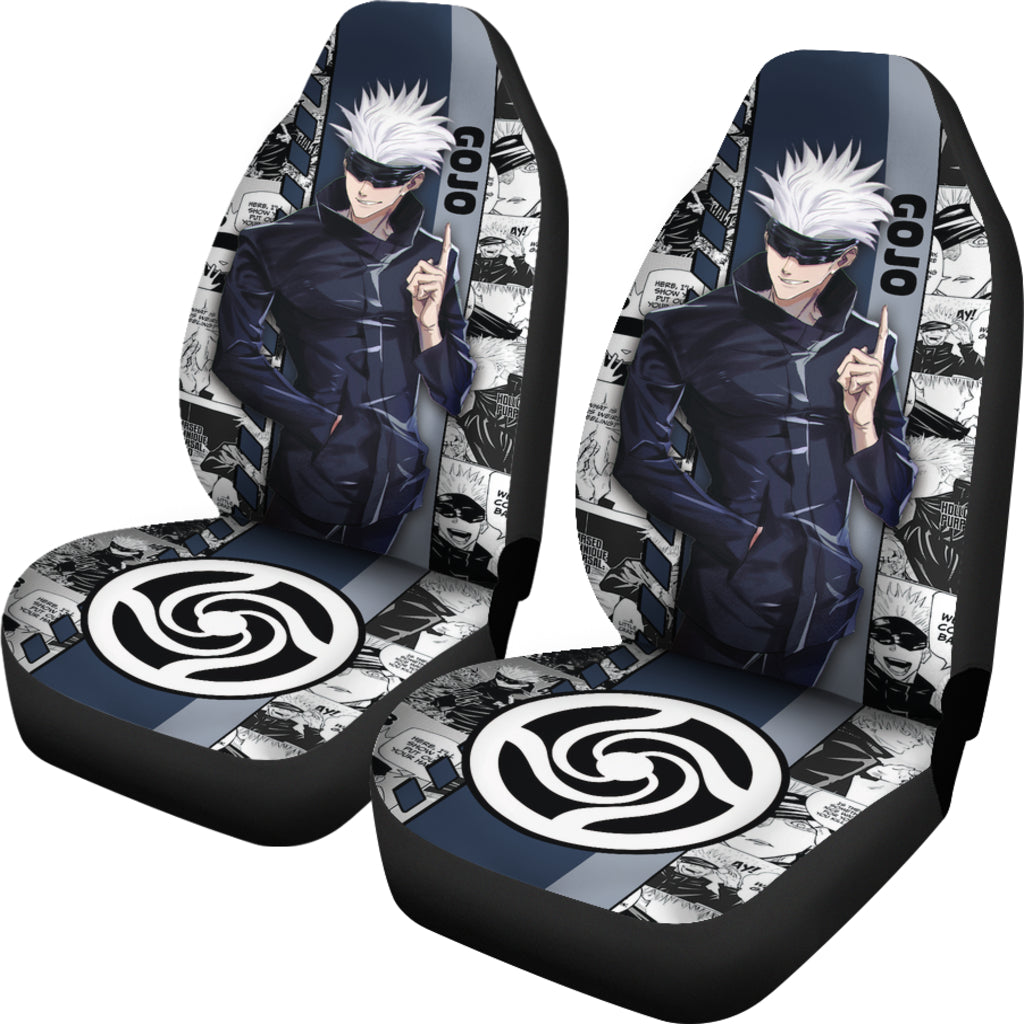 Jujutsu Kaisen Car Seat Covers Satoru Gojo Sensei Graphic Jujutsu Kais ...