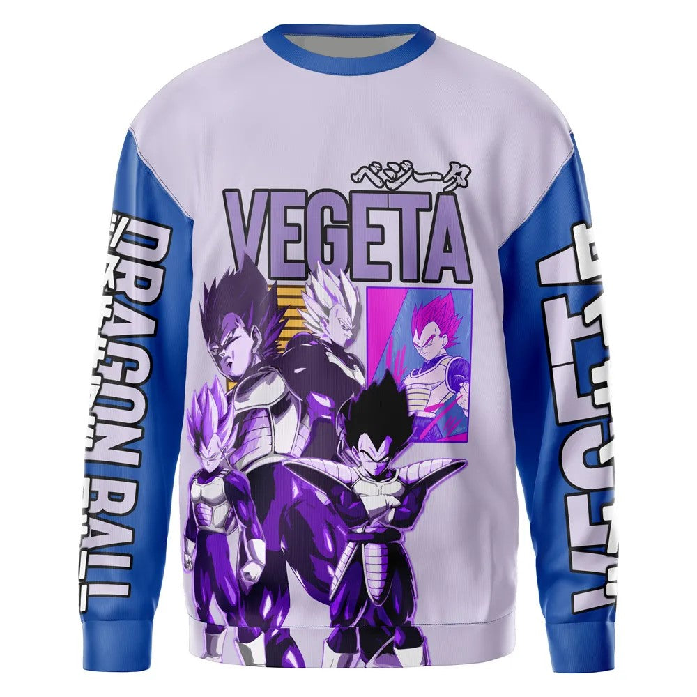 Dragon Ball Sweatshirt Vegeta Dragon Ball Super Sweatshirt Blue Purple ...