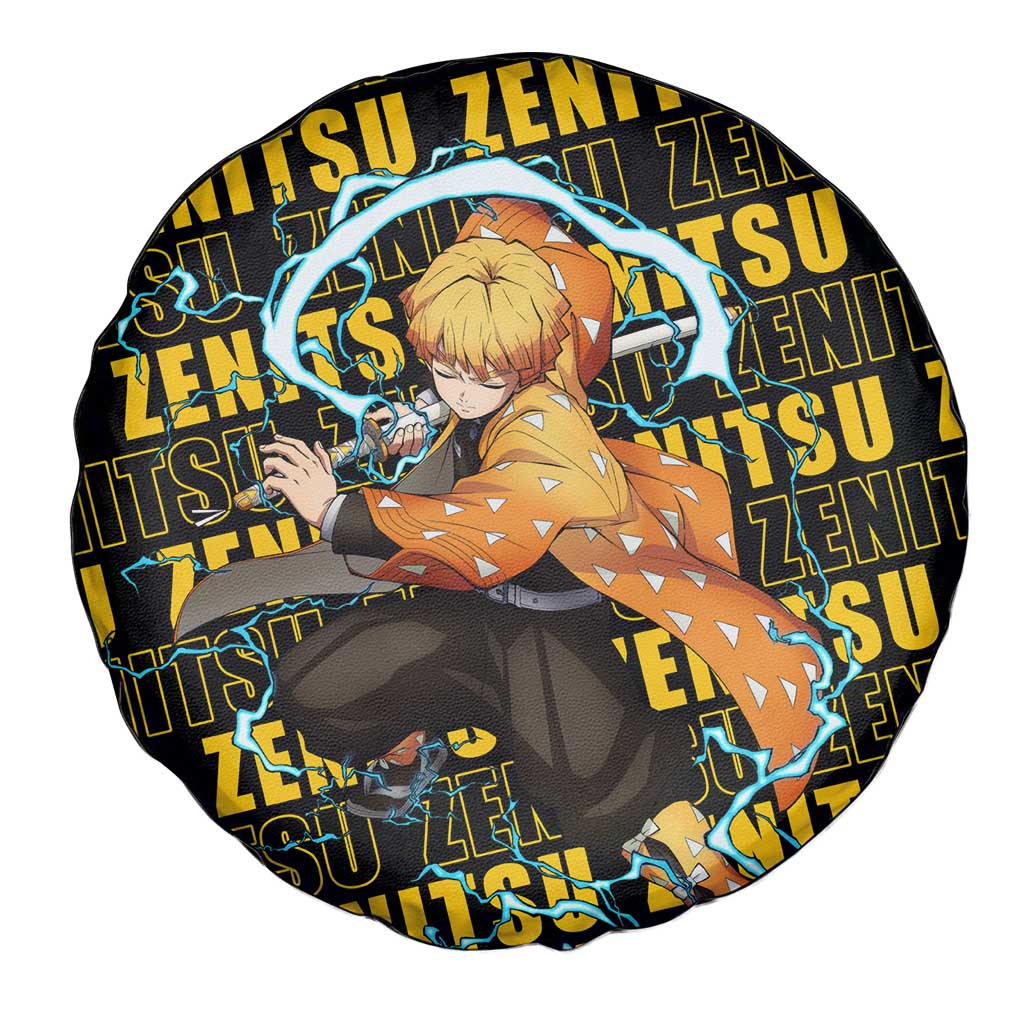 Demon Slayer Spare Tire Cover Demon Slayer Zenitsu Agatsuma Graphic Ti ...
