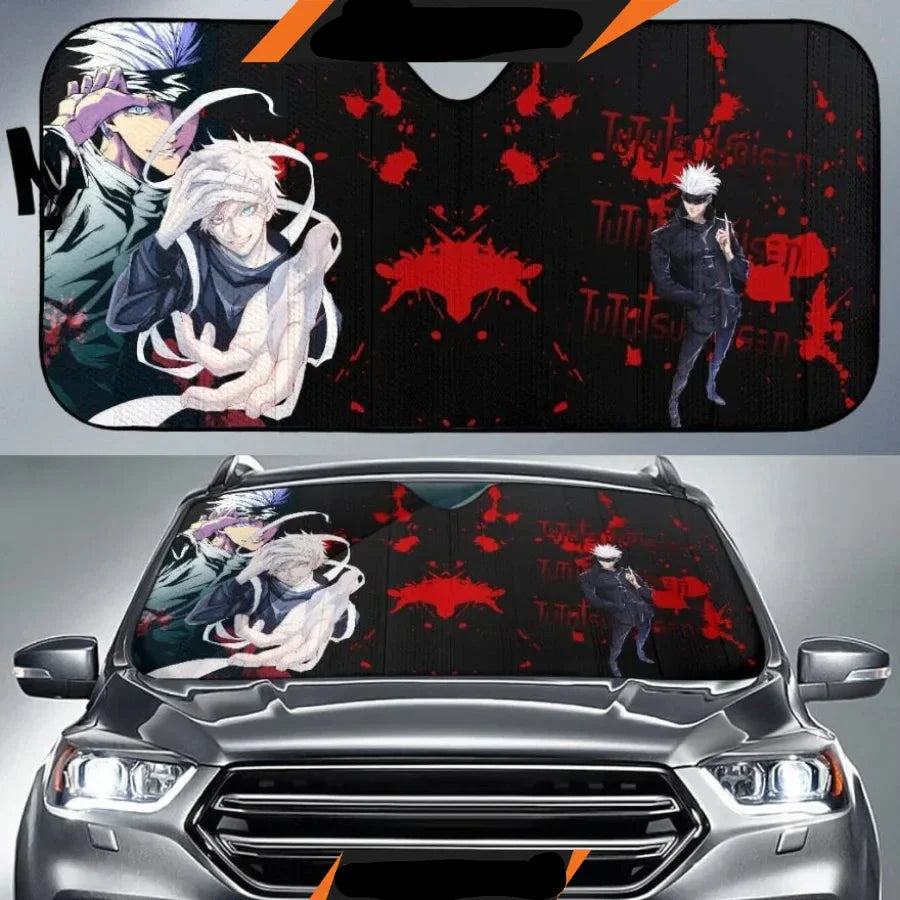 Jujutsu Kaisen Car Sun Shade Gojo Satoru Eye Mask Reveals Winshield Su ...
