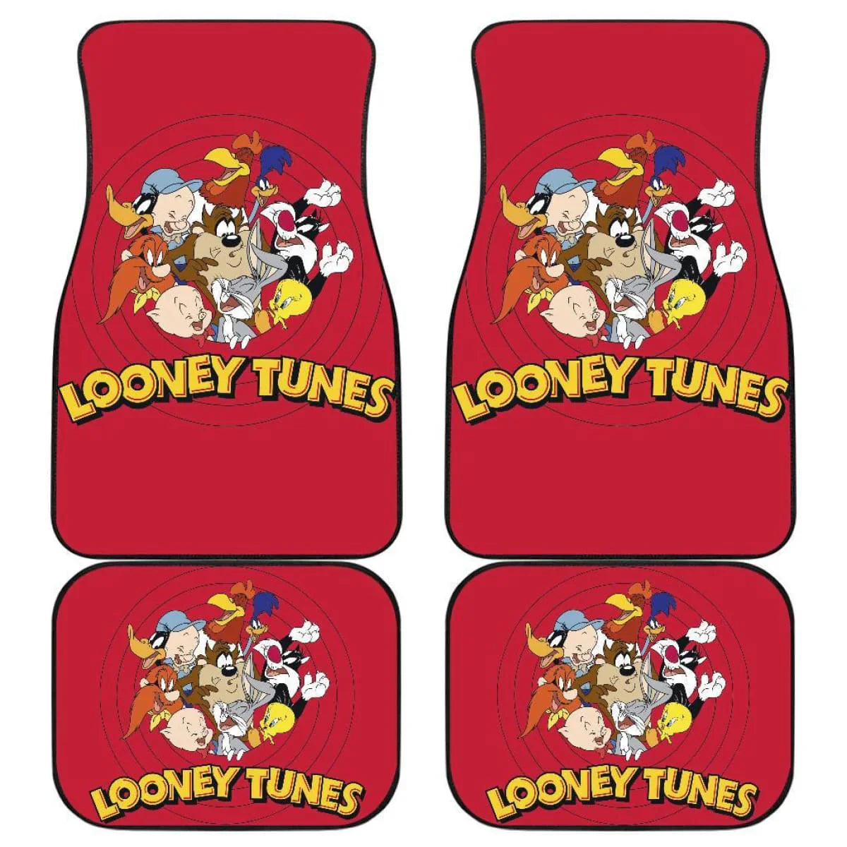 Looney Tunes Car Floor Mats All Happy Looney Tunes Characters Car Mats ...