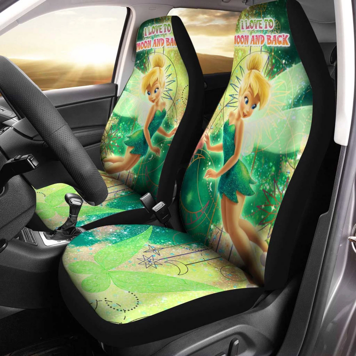 Tinker Bell Car Seat Covers Tinker Bell LoveTo The Moon And Back Seat ...