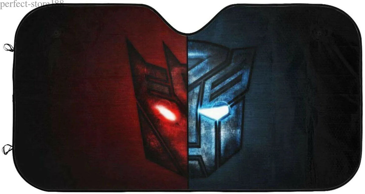 Transformer Car Sun Shade Transformer Autobots And Decepticons Symbols ...