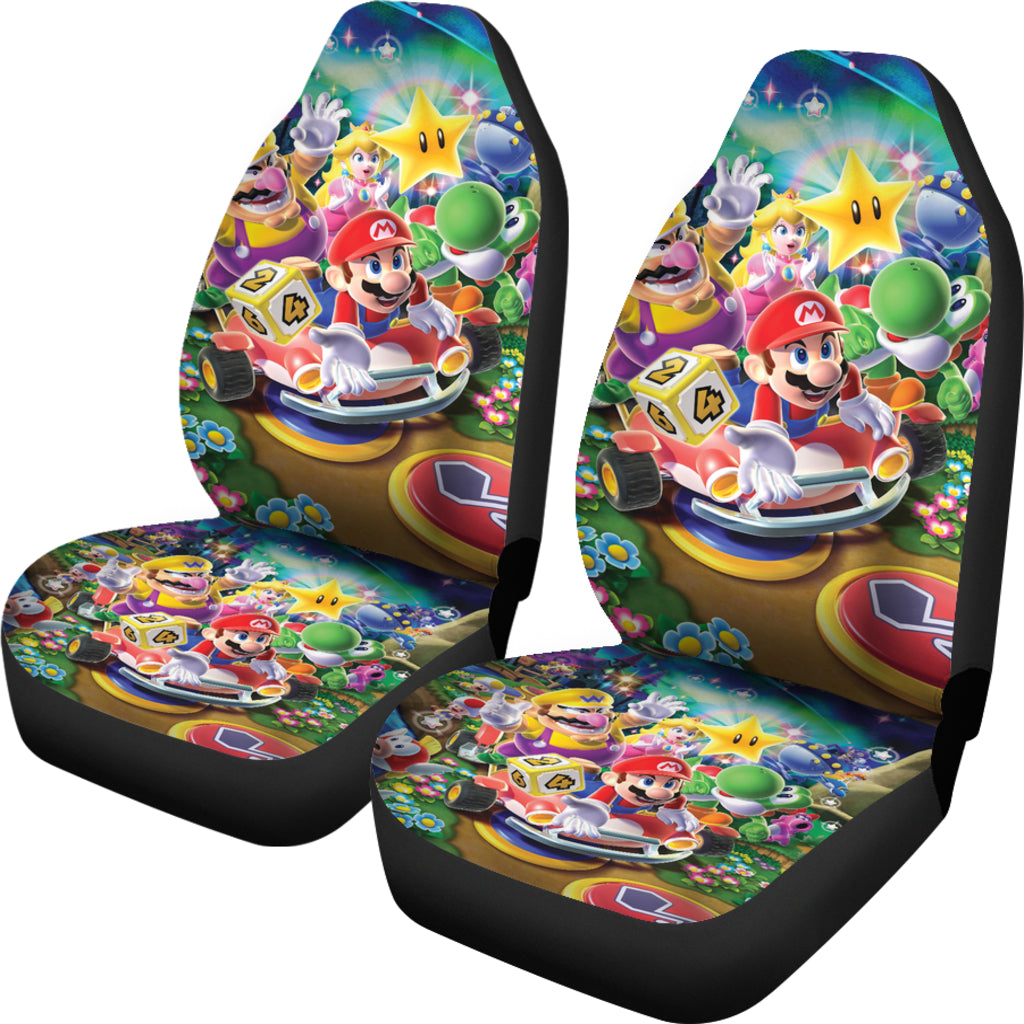 Mario Car Seat Covers Super Mario All Game Characters Seat Covers Colo ...