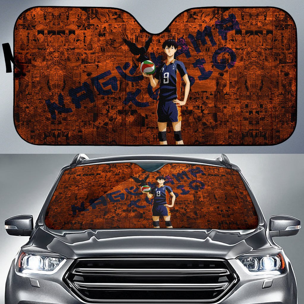 Haikyuu Windshield Shade Tobio Kageyama Haikyuu Car Sun Shade Haikyuu ...
