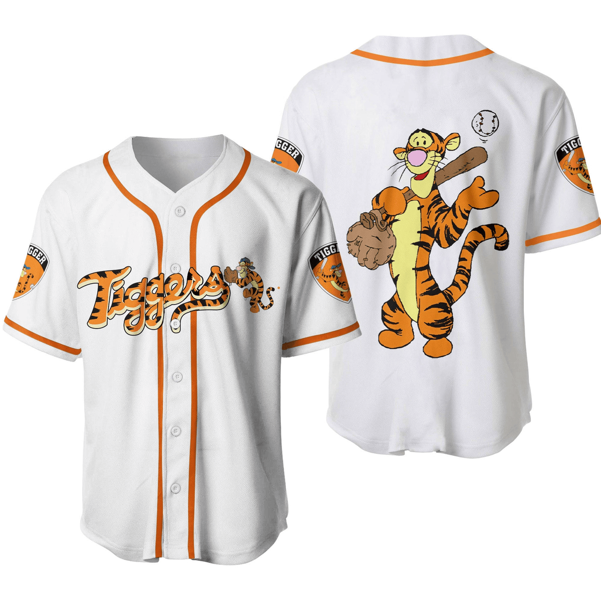 Winnie The Pooh Jersey Disney Winnie The Pooh Tigger Playing Hitter Or ...