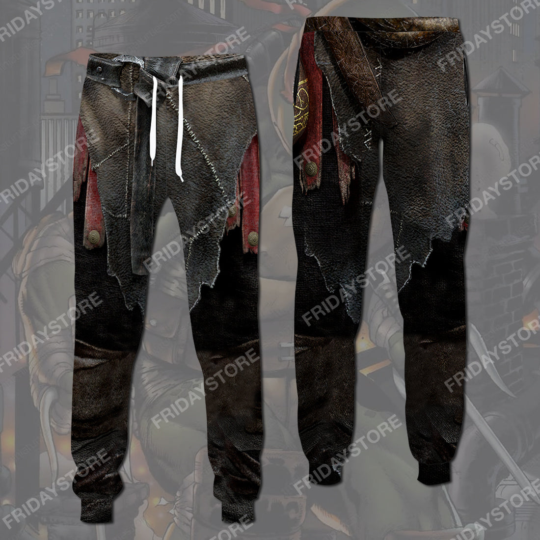 GOW Pants GOW CUSTOM KRATOS APPAREL Jogger Cool Amazing GOW Costume Pa ...