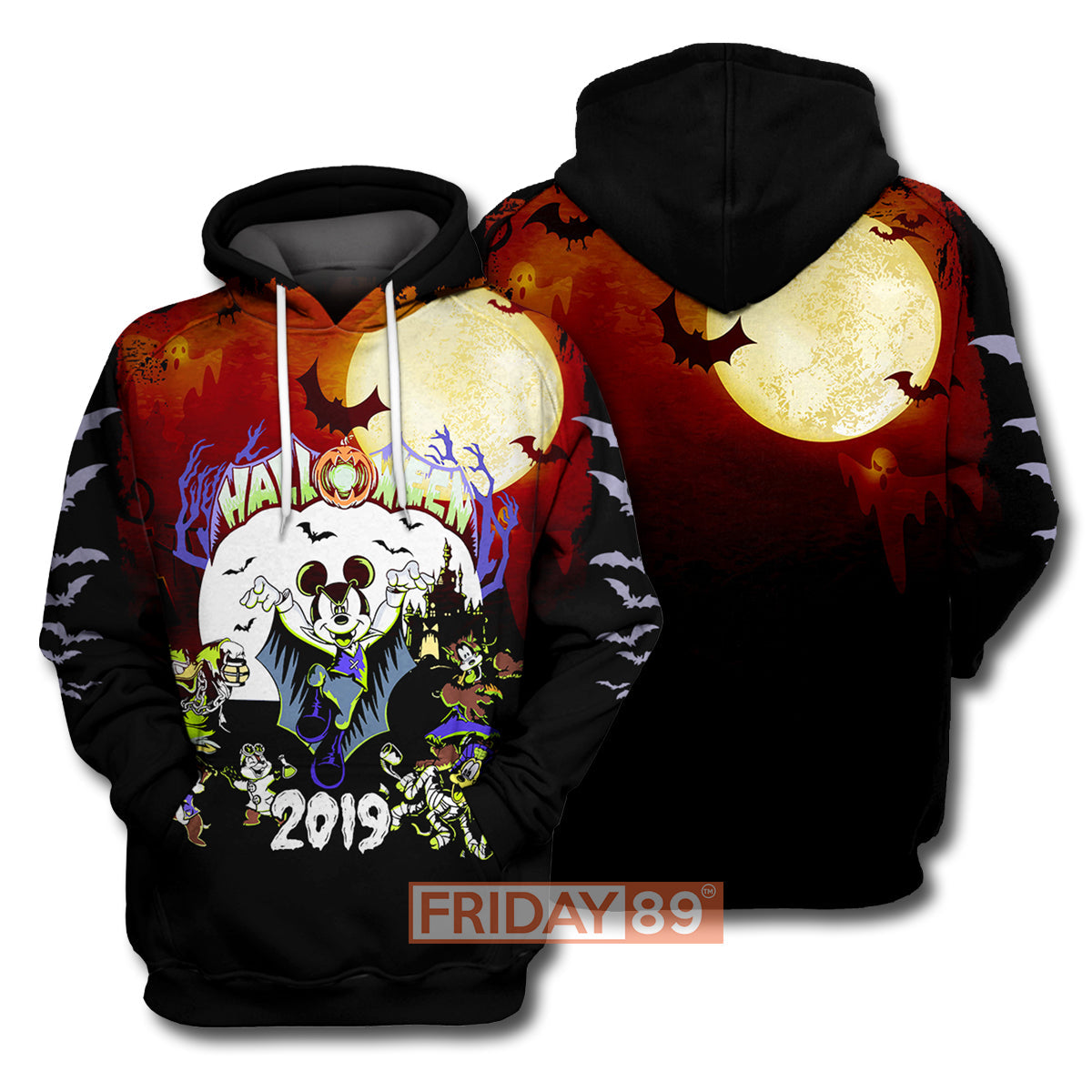 DN T-shirt DN Characters Halloween 2019 T-shirt Awesome DN Hoodie – Gifury