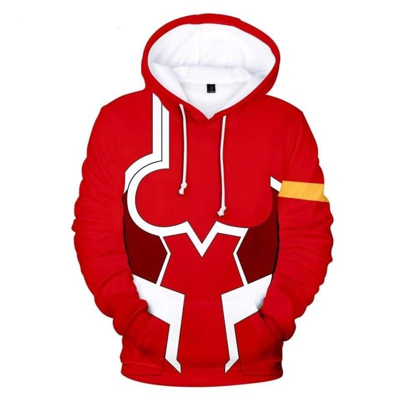 Darling In The Franxx Hoodie Zero Two Fighting Suit Costume Red Hoodie ...